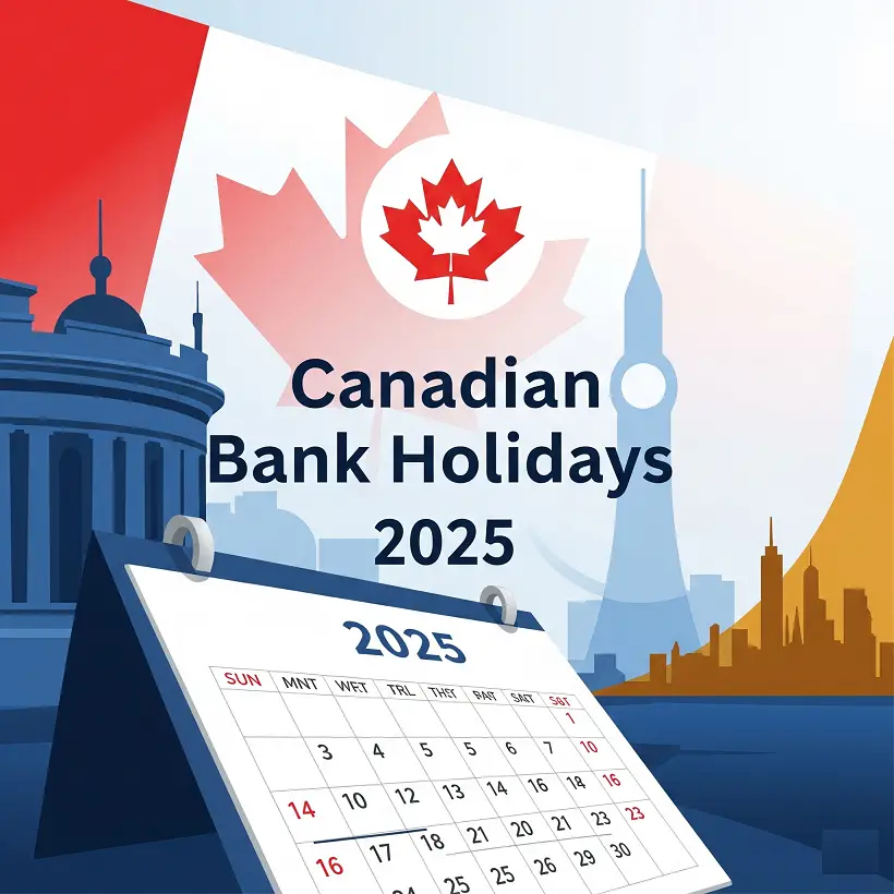 Canadian Bank Holidays 2025 - Public Holidays in Canada