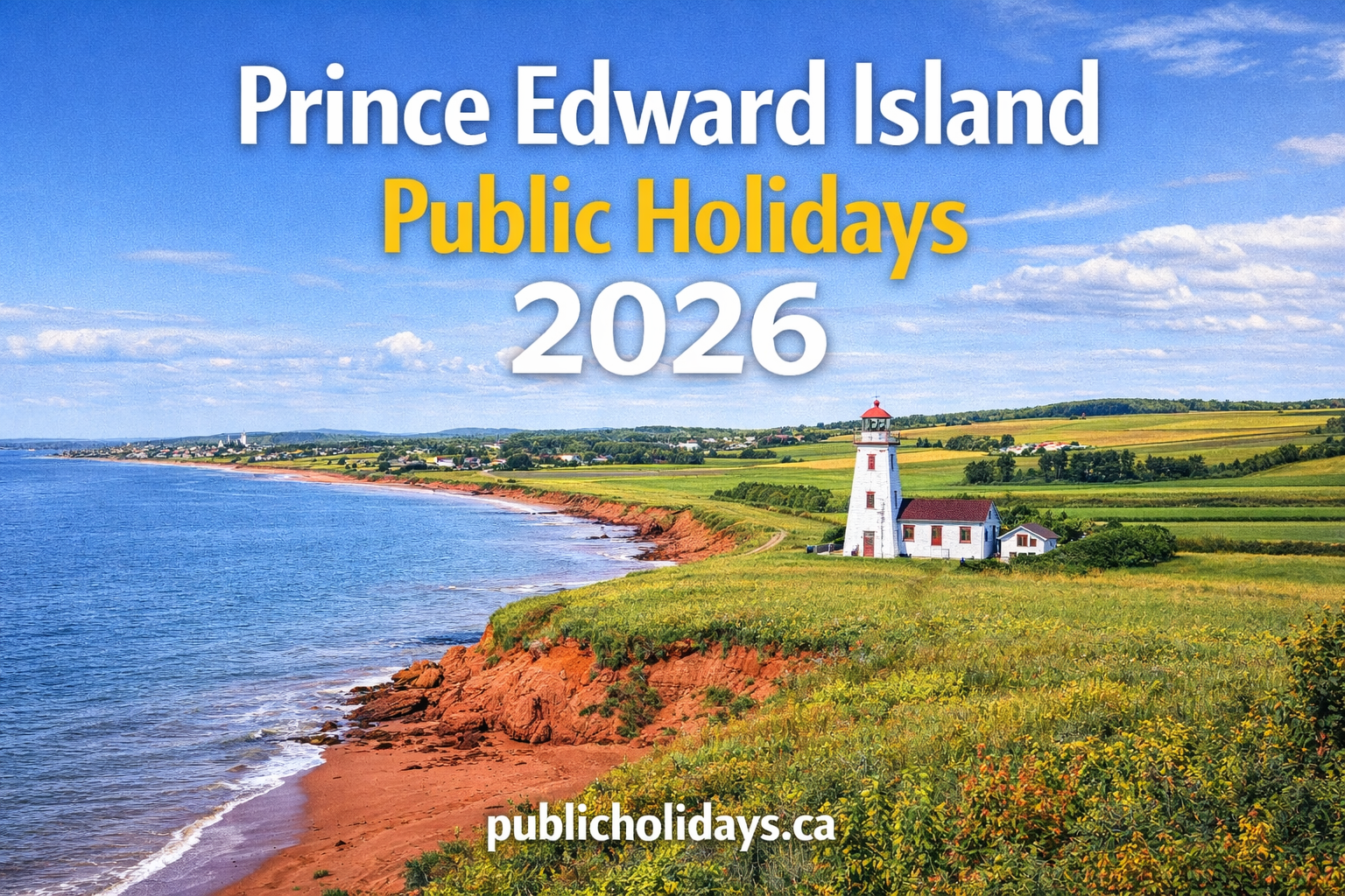 Prince Edward Island Public Holidays 2026 - Public Holidays in Canada