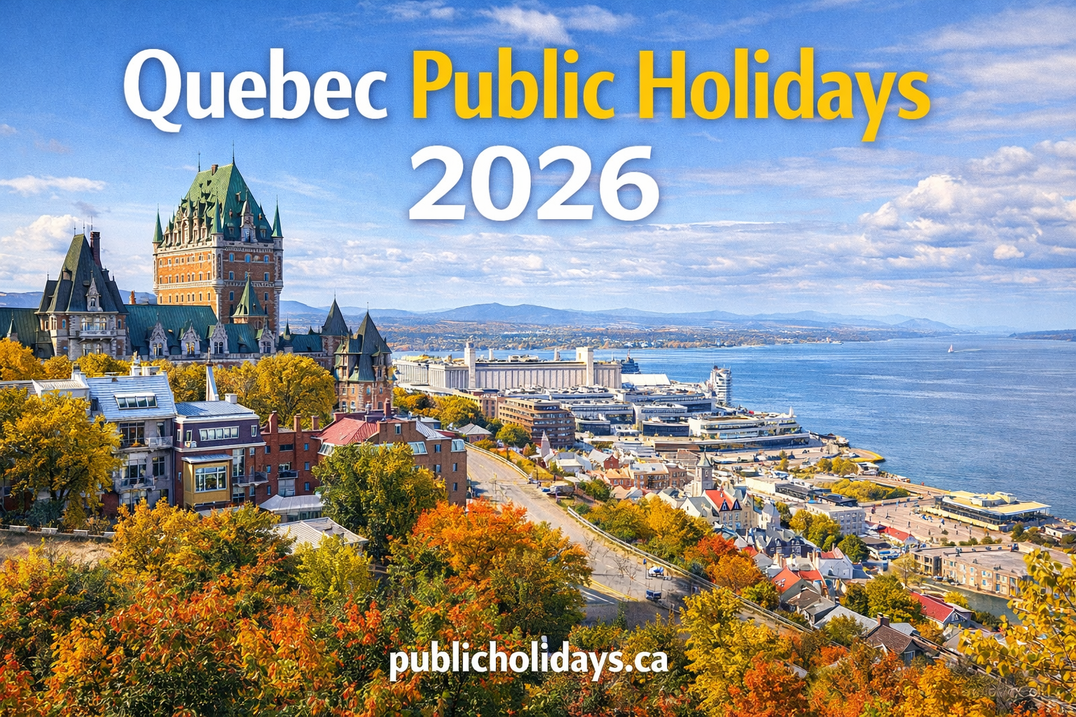 Quebec Public Holidays 2026 - Public Holidays in Canada
